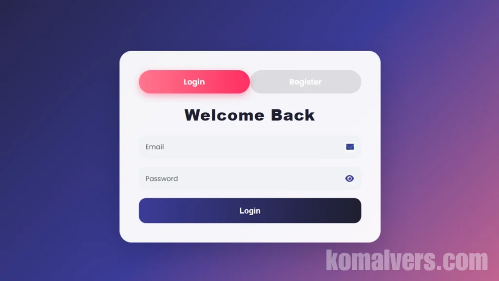Free Login & Registration Template – Modern UI + Source Code