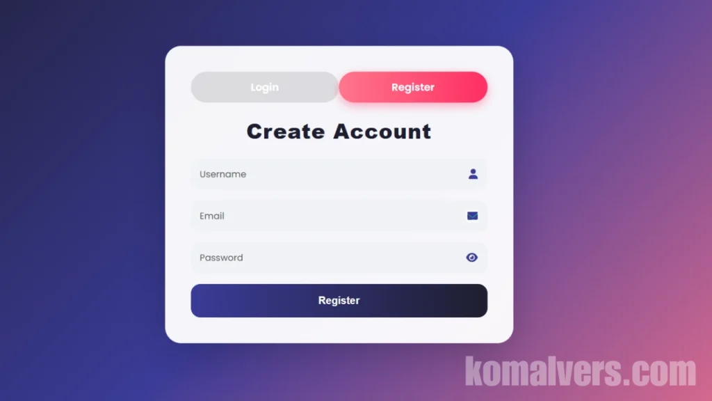 Free Login & Registration Template – Modern UI + Source Code